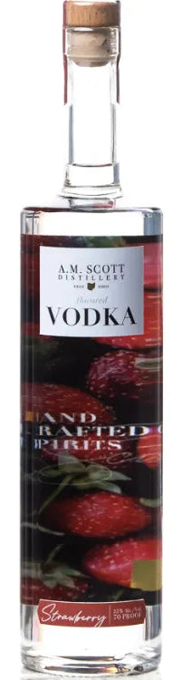 A.M. Scott Distillery Strawberry Vodka (750ml) – Cellar.com