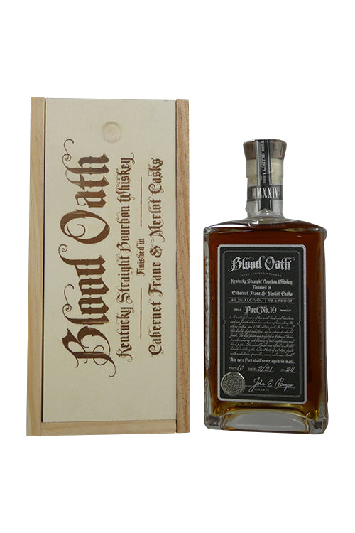 Blood Oath Bourbon Pact No. 10 (750ml) – Cellar.com