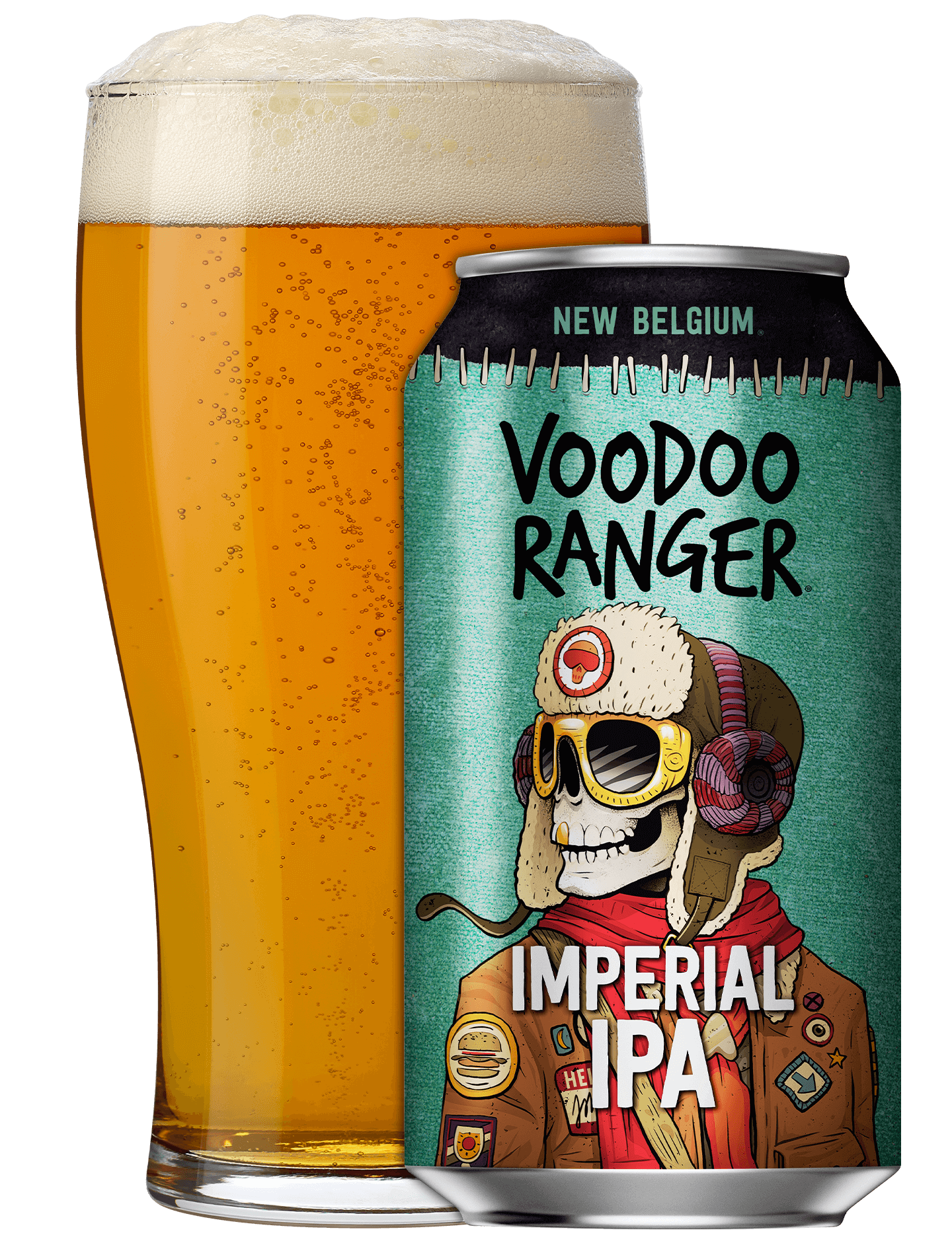 New Belgium Imperial IPA Voodoo Ranger (19.02 oz Can) – Cellar.com
