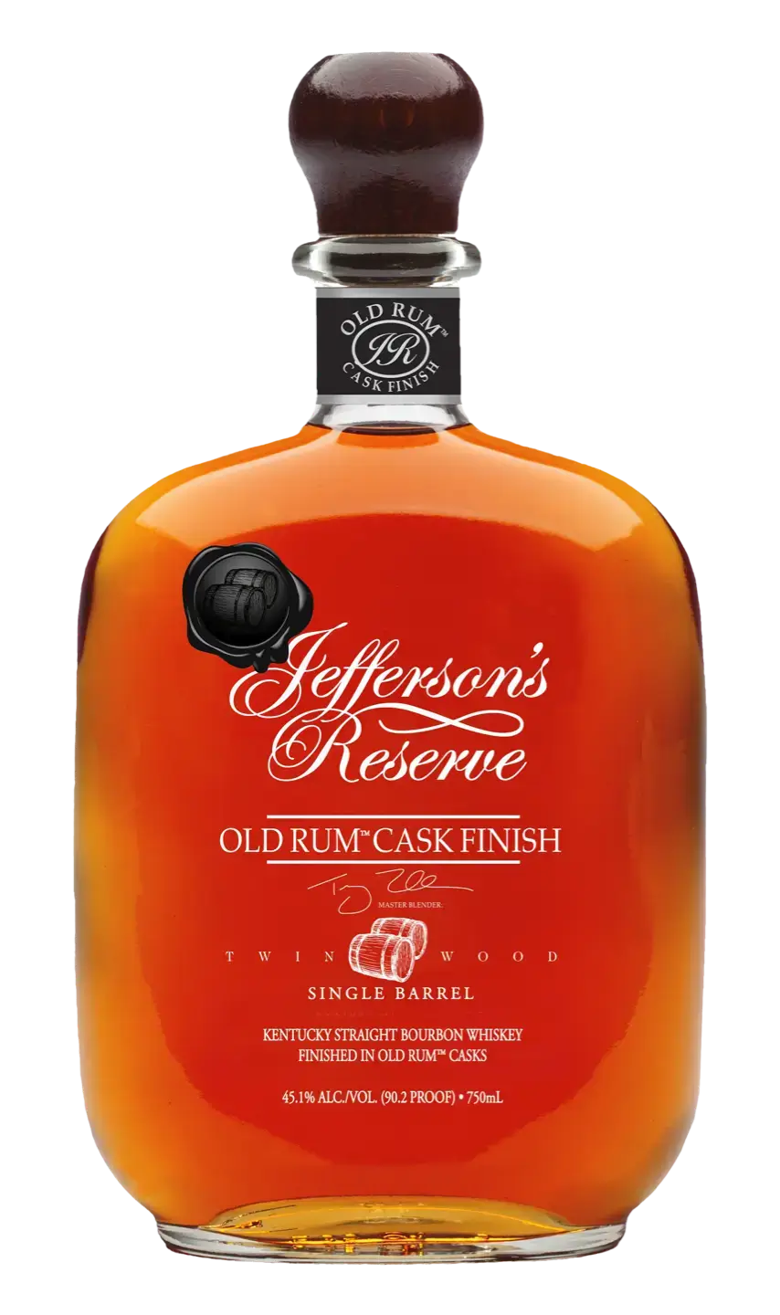 Jefferson's Reserve Old Rum Cask Finish Straight Bourbon Whiskey (750m ...