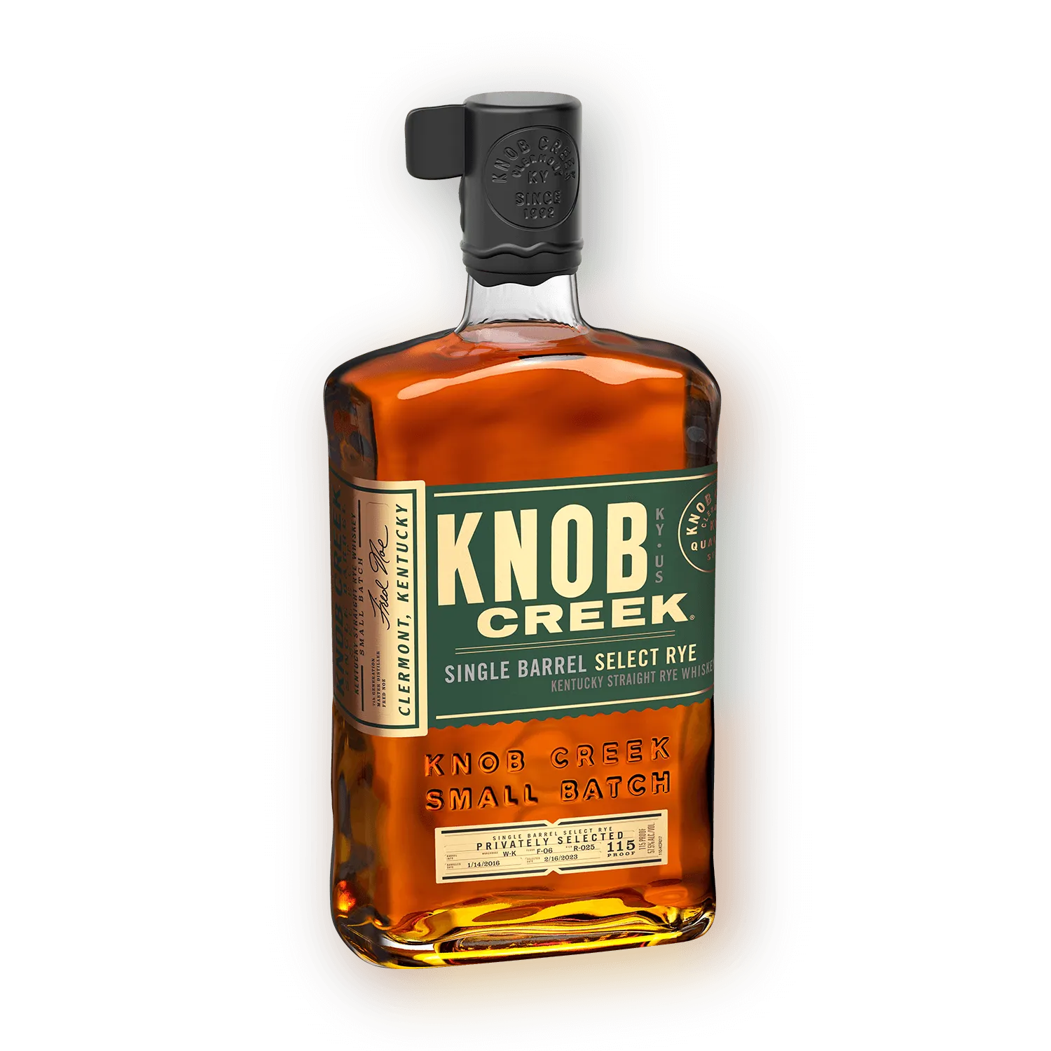 Knob Creek Single Barrel Rye Thompson Barrel Pick 115 Proof (750ml ...
